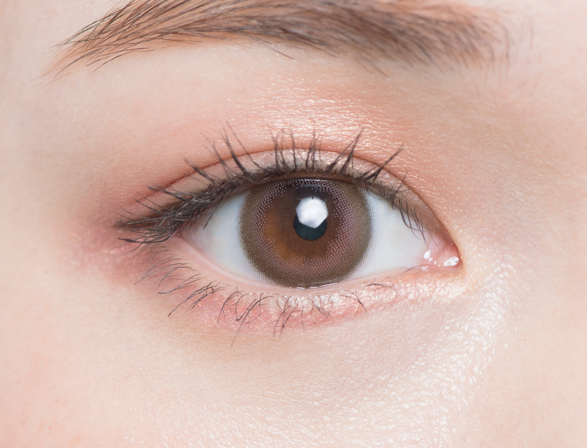 Peach Brown [Chu's me] | 1day Colored Contact Lens - DIA 14.2mm | Push ...